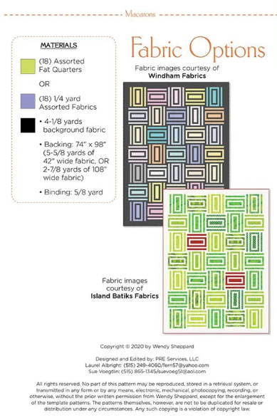 Macarons Quilt Pattern by Wendy Sheppard – Monkland Quilt Studio
